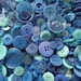 100 Blue Mix of Sewing Button 3.99 Shipping - Etsy