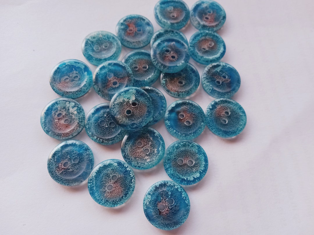 23 Sailboat Coral Nebula Buttons 17mm - Etsy