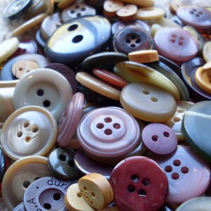 Natural Button Mix 5 to 30mm - Etsy
