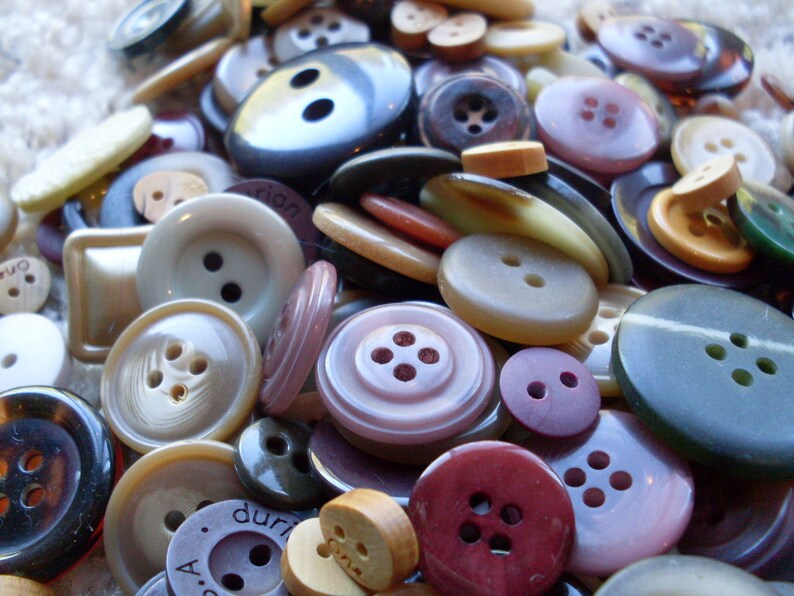Natural Button Mix 5 to 30mm | Etsy