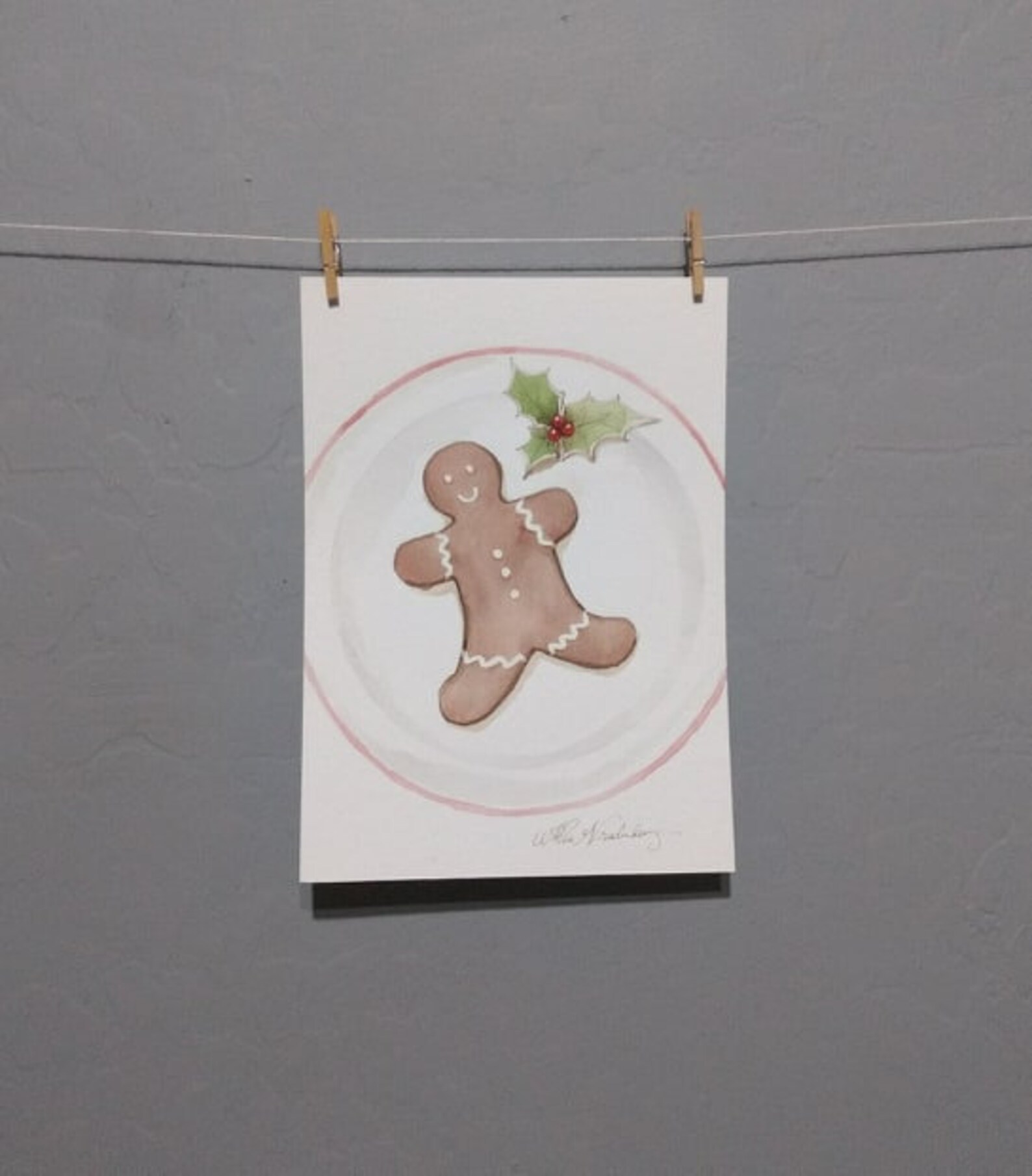 Gingerbread Man - Holliday Cookie Home Decor Christmas Kitchen ...