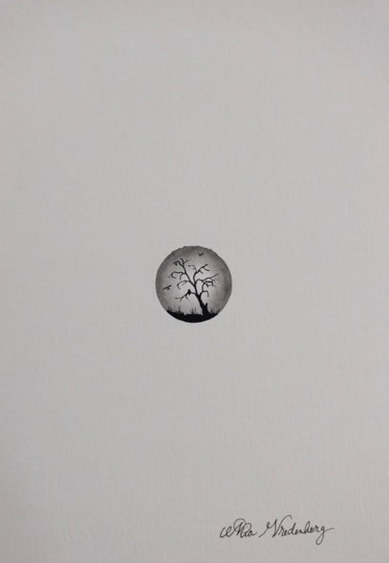 Reaching Out - Creepy Haunted Spooky Tree Ravens Landscape - Miniature ...