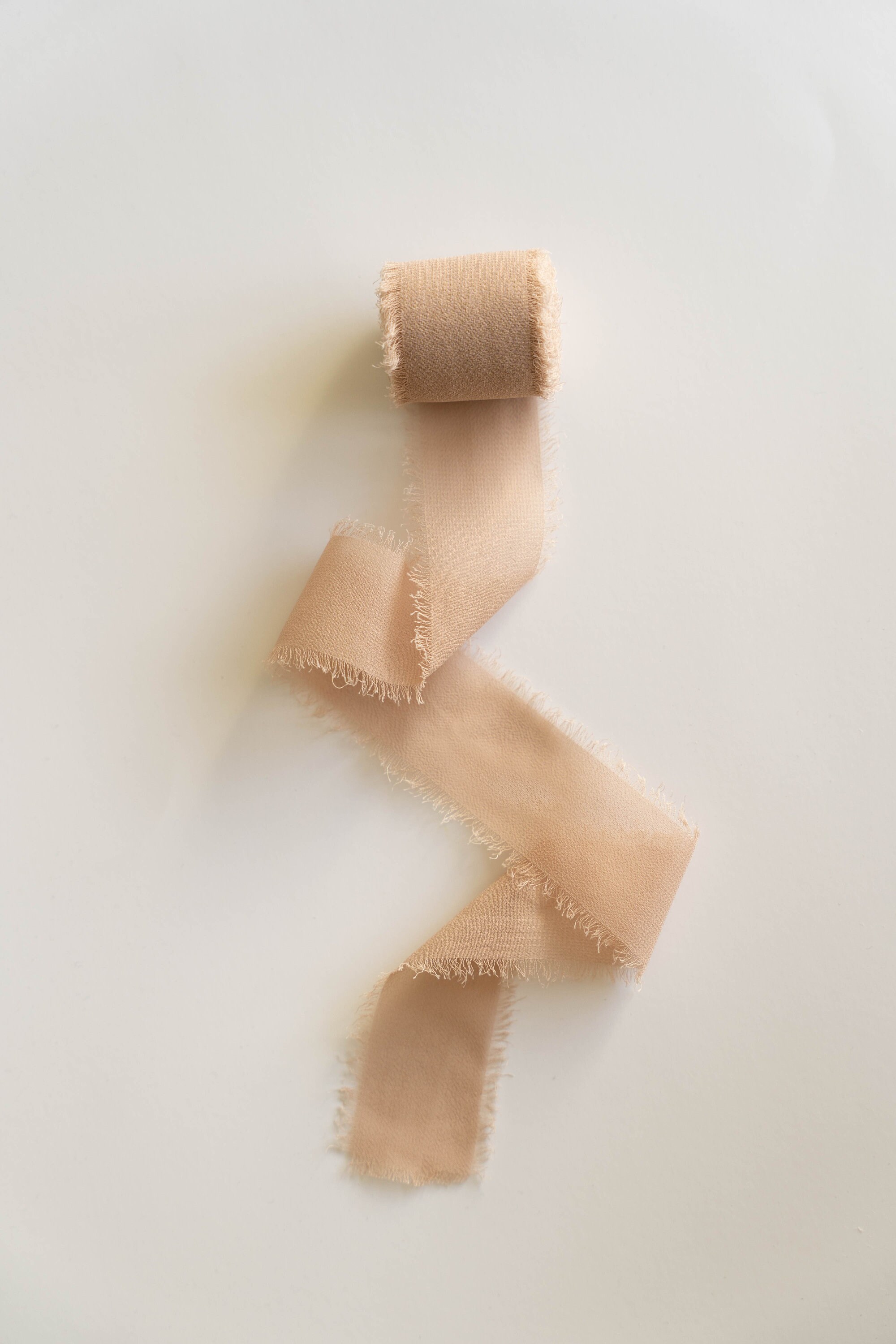 Hand Frayed Neutral Bridal Bouquet Ribbon multiple Colors Available - Etsy