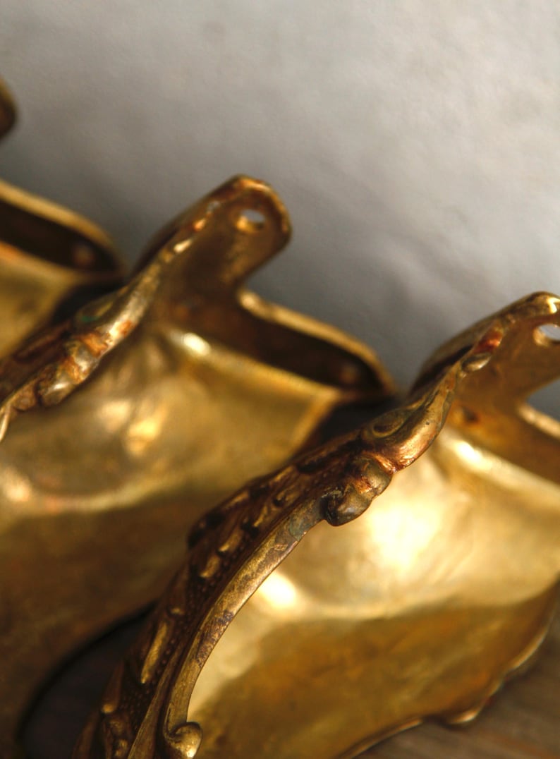 Antique Brass Table Legs, Set of 4 Table Legs, Ornate Table Legs ...