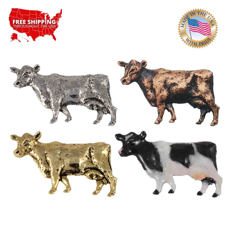Cow Pin - Etsy