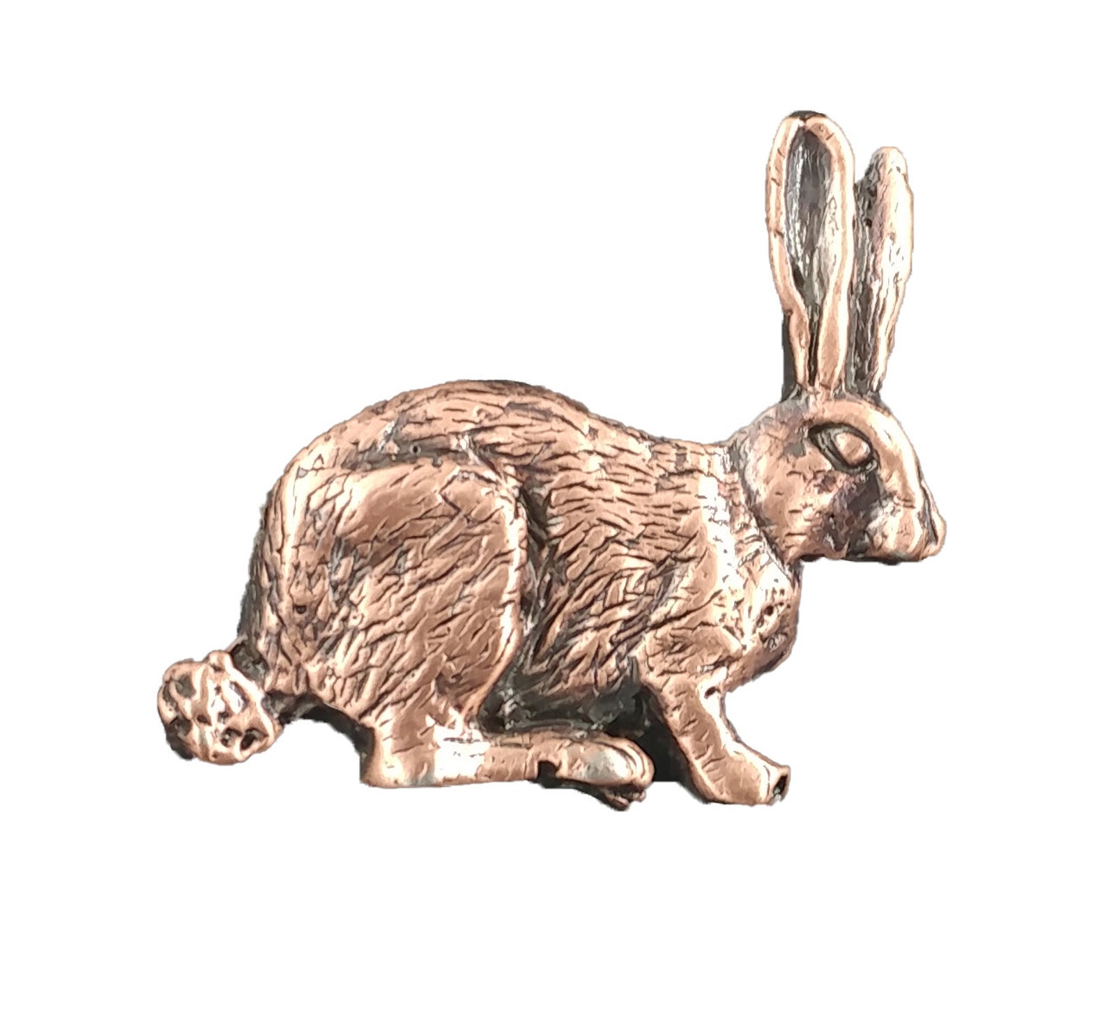 Creative Pewter Designs Rabbit Cottontail Sitting Pewter Lapel | Etsy