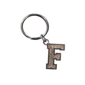 Letter F Keychain, L006KC, 1 Inch, Alphabet, Initial, Personalized ...
