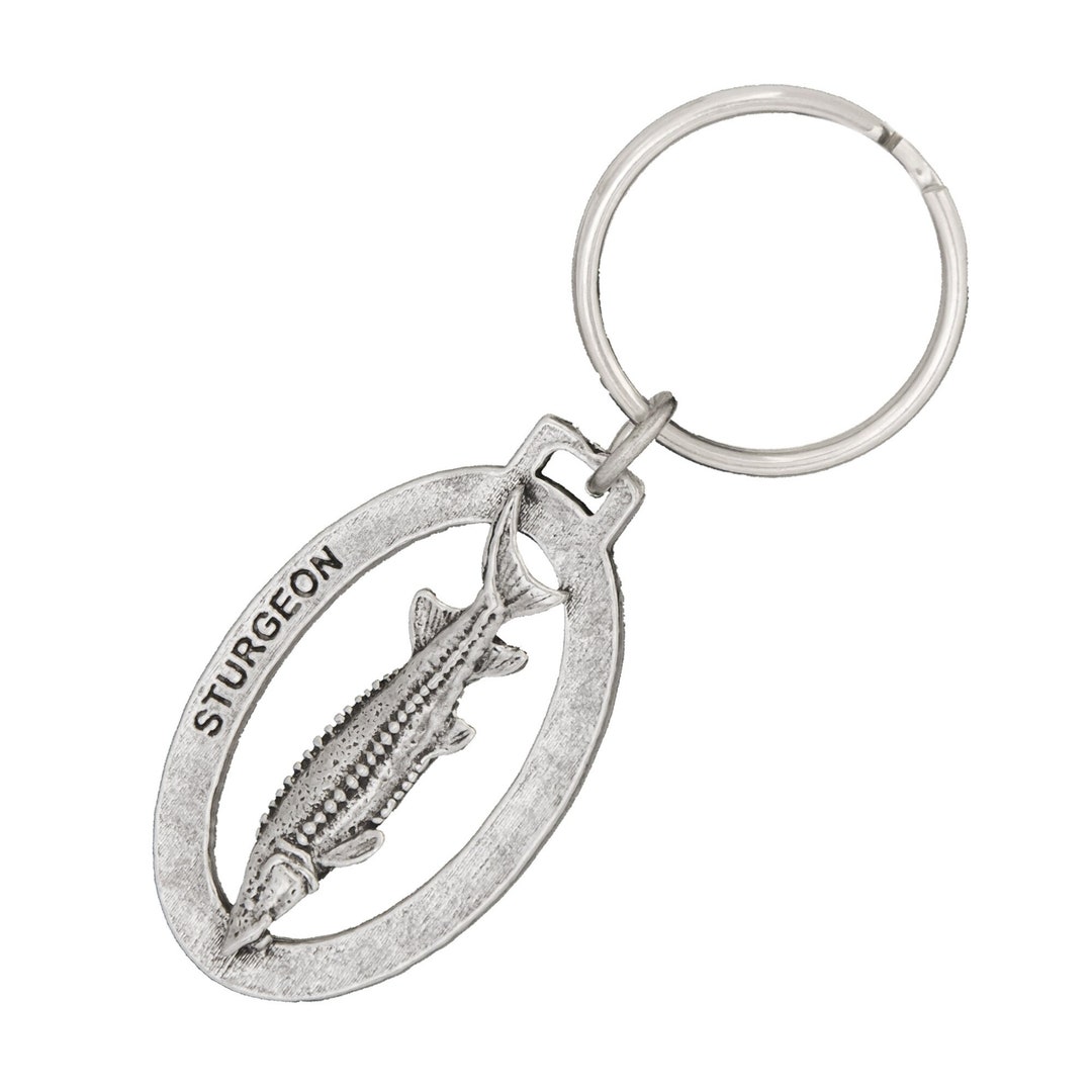 Sturgeon Keychain, F090KC, 2 Inch, Freshwater Fish, Fishing, Gift ...