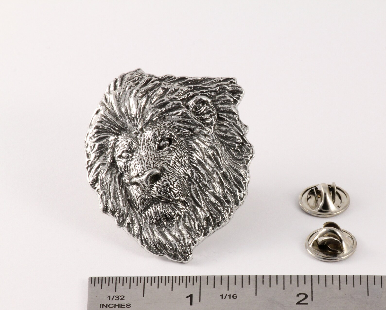 Creative Pewter Designs Lion Head Premium Pewter Lapel Pin or - Etsy