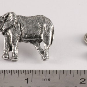 Creative Pewter Designs Elephant Full Body Pewter Lapel Pin or Magnet ...