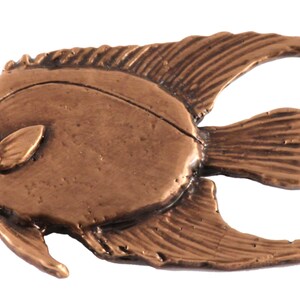 Creative Pewter Designs South American Cichlid Fish Pewter Lapel Pin or ...