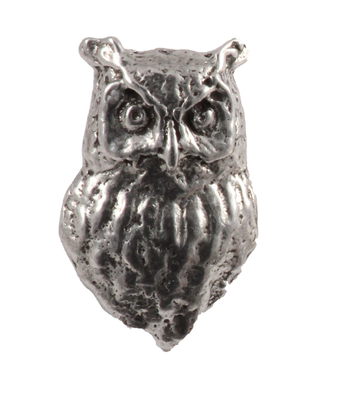 Creative Pewter Designs Great Horned Owl Head Bird Pewter | Etsy