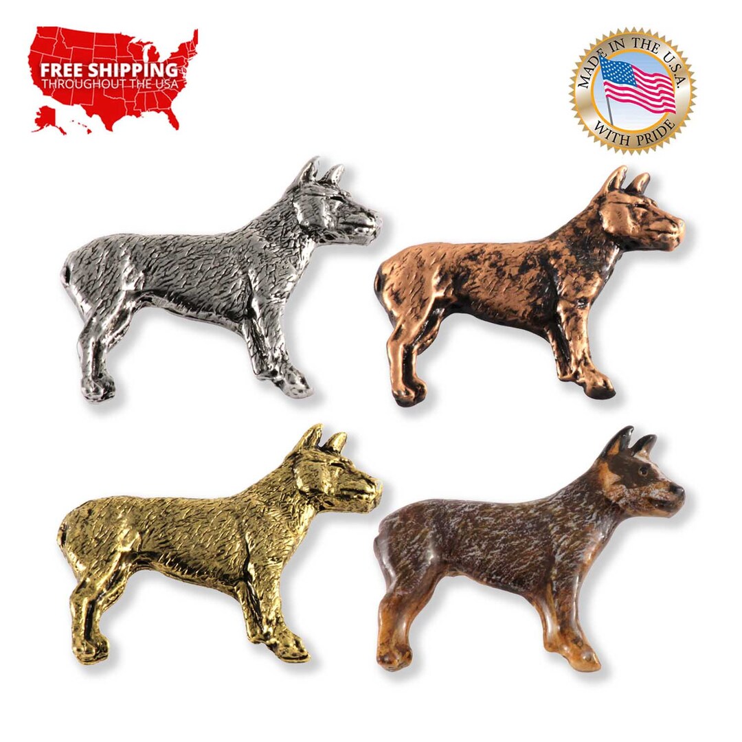Creative Pewter Designs Australian Cattle Dog Pewter Lapel Pin or ...