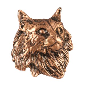 Creative Pewter Designs Maine Coon Cat Pewter Lapel Pin Brooch, C005 - Etsy