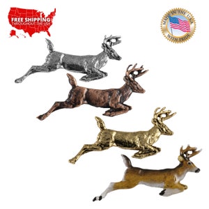 Deer pin - Etsy