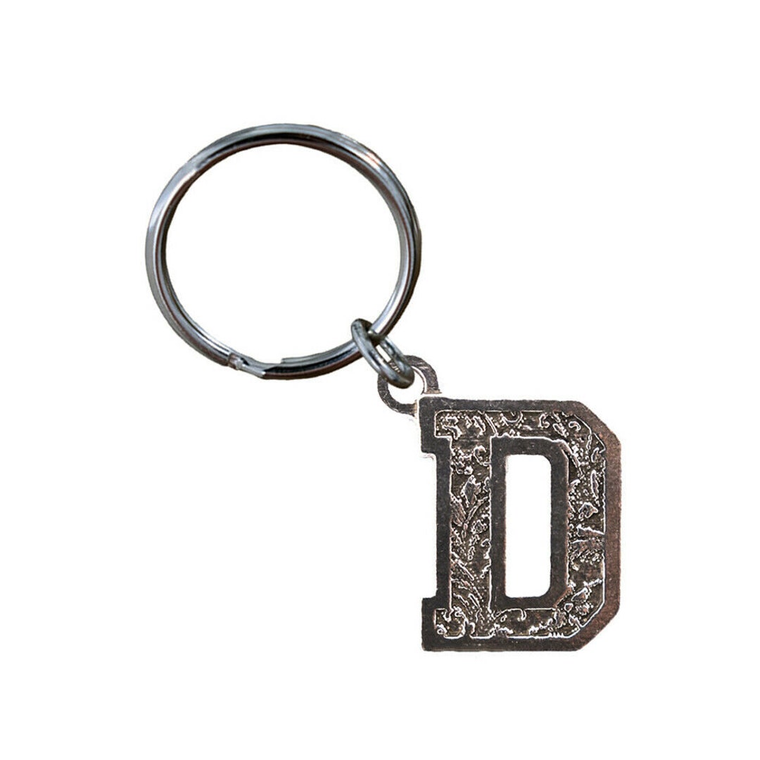 Letter D Keychain, Key Fob, Ring, Keys, Zipper, Luggage Tag, Alphabet ...