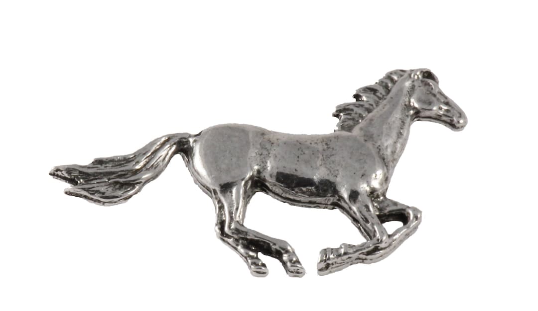 Horse Galloping Pin, Horseback Riding Pin, Farmers Lapel, Equestrian ...