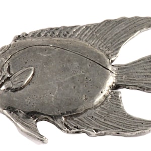 Creative Pewter Designs South American Cichlid Fish Pewter Lapel Pin or ...
