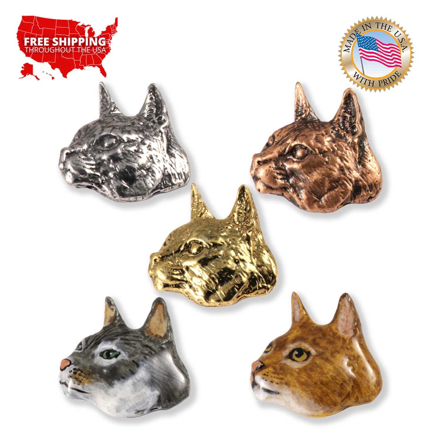 Creative Pewter Designs Abyssinian Cat Pewter Lapel Pin - Etsy UK