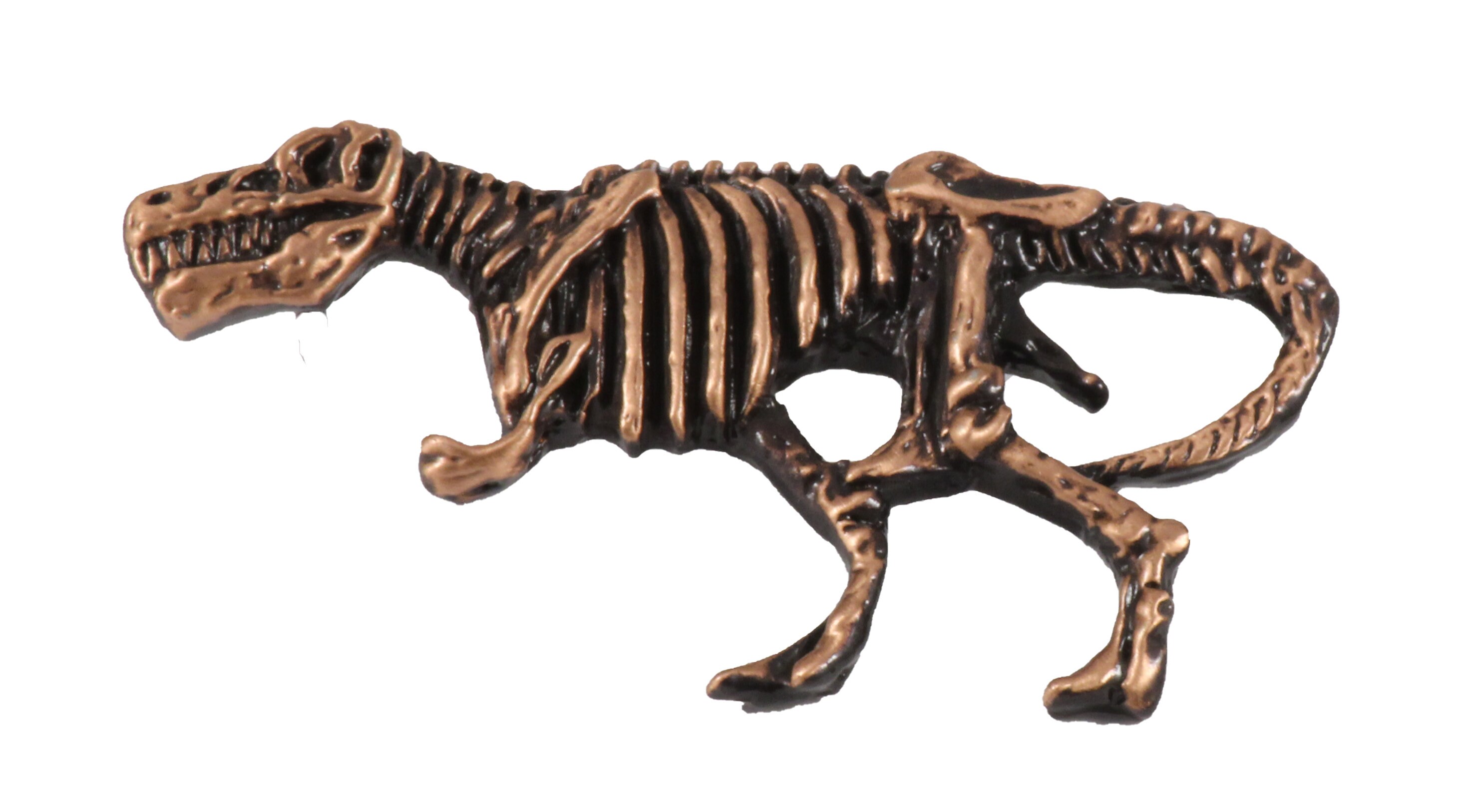 Tyrannosaurus Rex Fossilized Body Pin, Pewter, T-rex, Dinosaur, Fossil ...