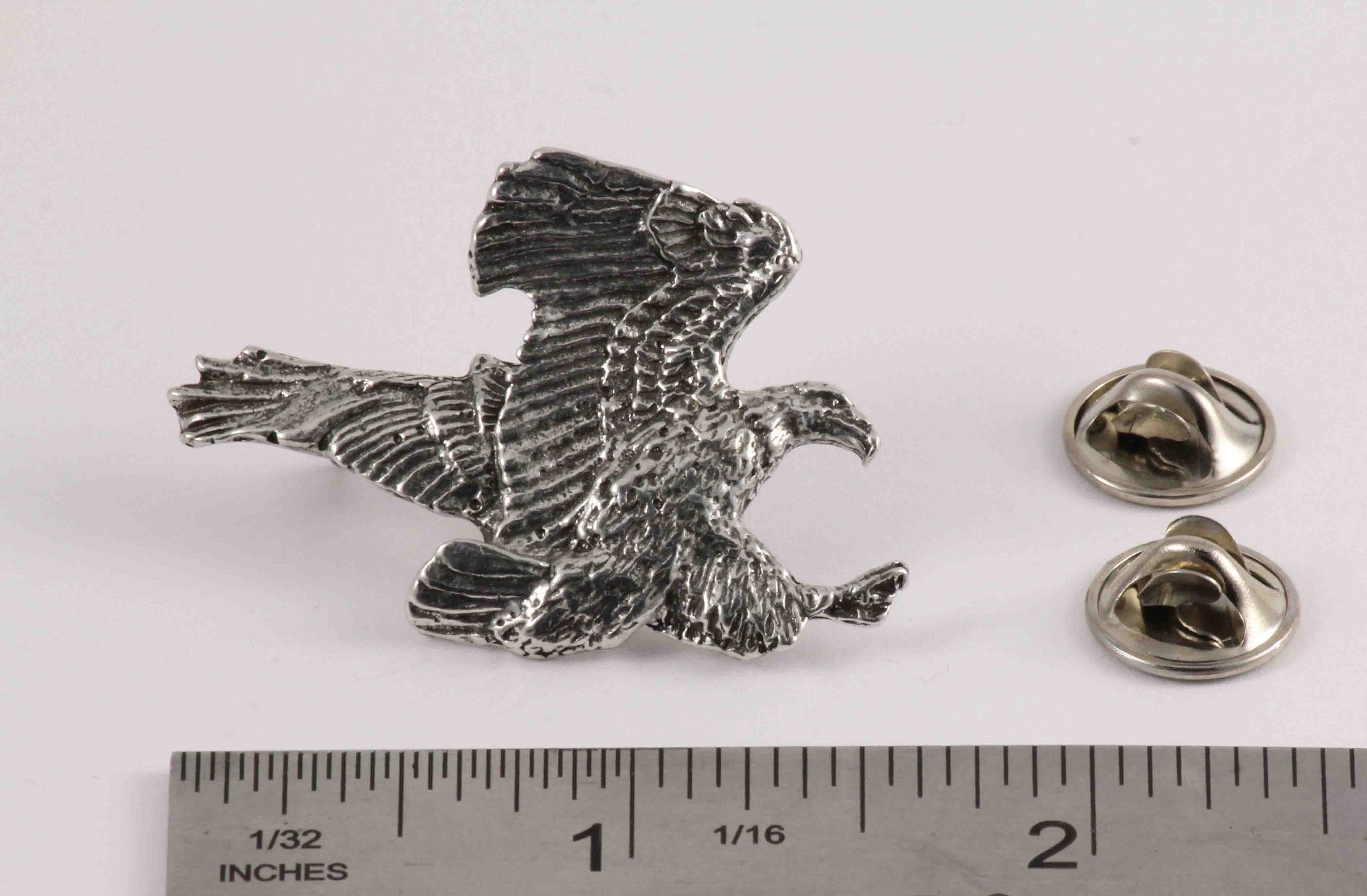 Creative Pewter Designs Bald Eagle Flying Bird Pewter Lapel | Etsy