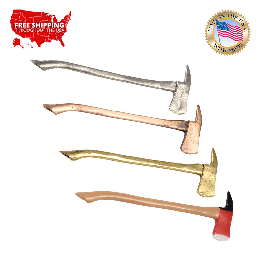 Fireman's Axe Pin, Pewter, Fireman, Axe, Fire, Blade, Hatchet, Wood ...