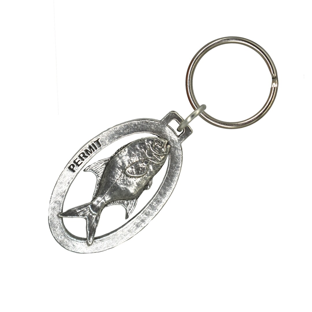 Permit Keychain, S039KC, 2 Inch, Saltwater Fish, Sport Fishing, Ocean ...