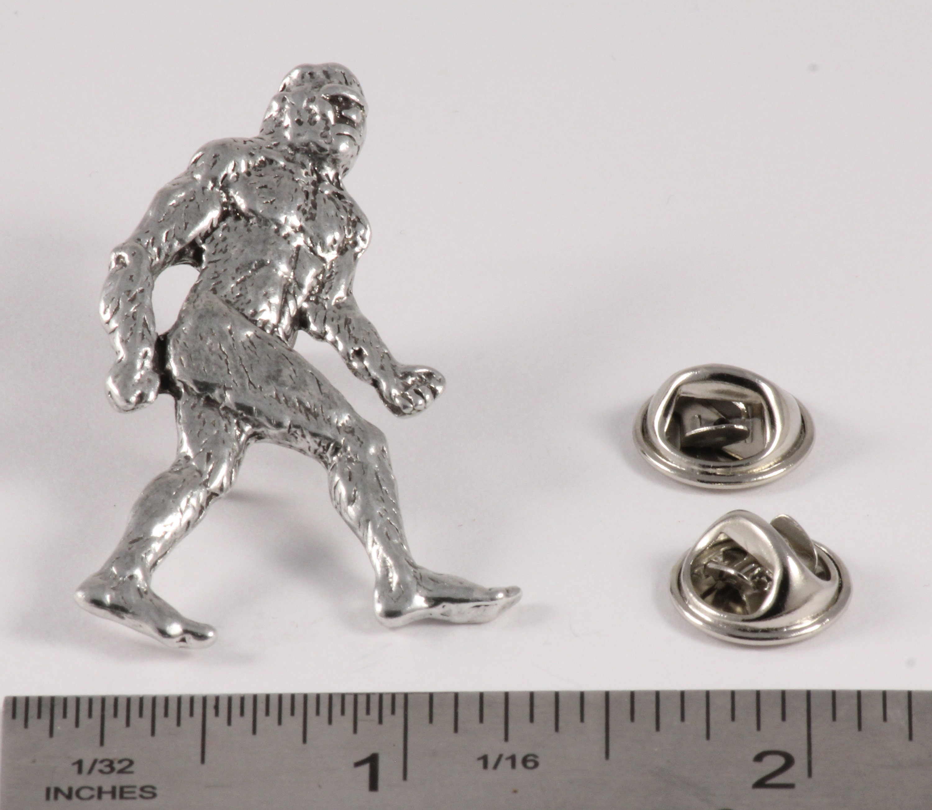 Sasquatch bigfoot Full Body Pin Pewter Bigfoot Sasquatch - Etsy