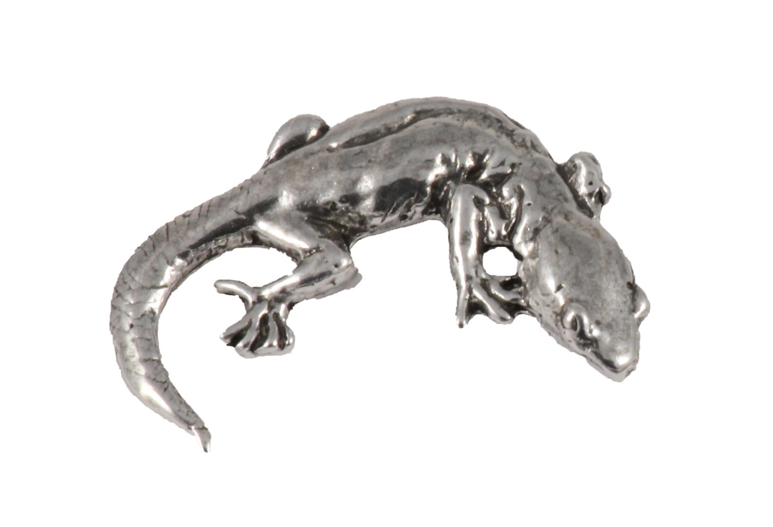Gecko Pin Pewter Lizard Reptile Tropical Lapel Hat - Etsy