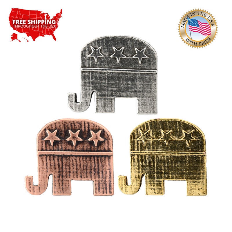 Antique Republican Pins - Etsy
