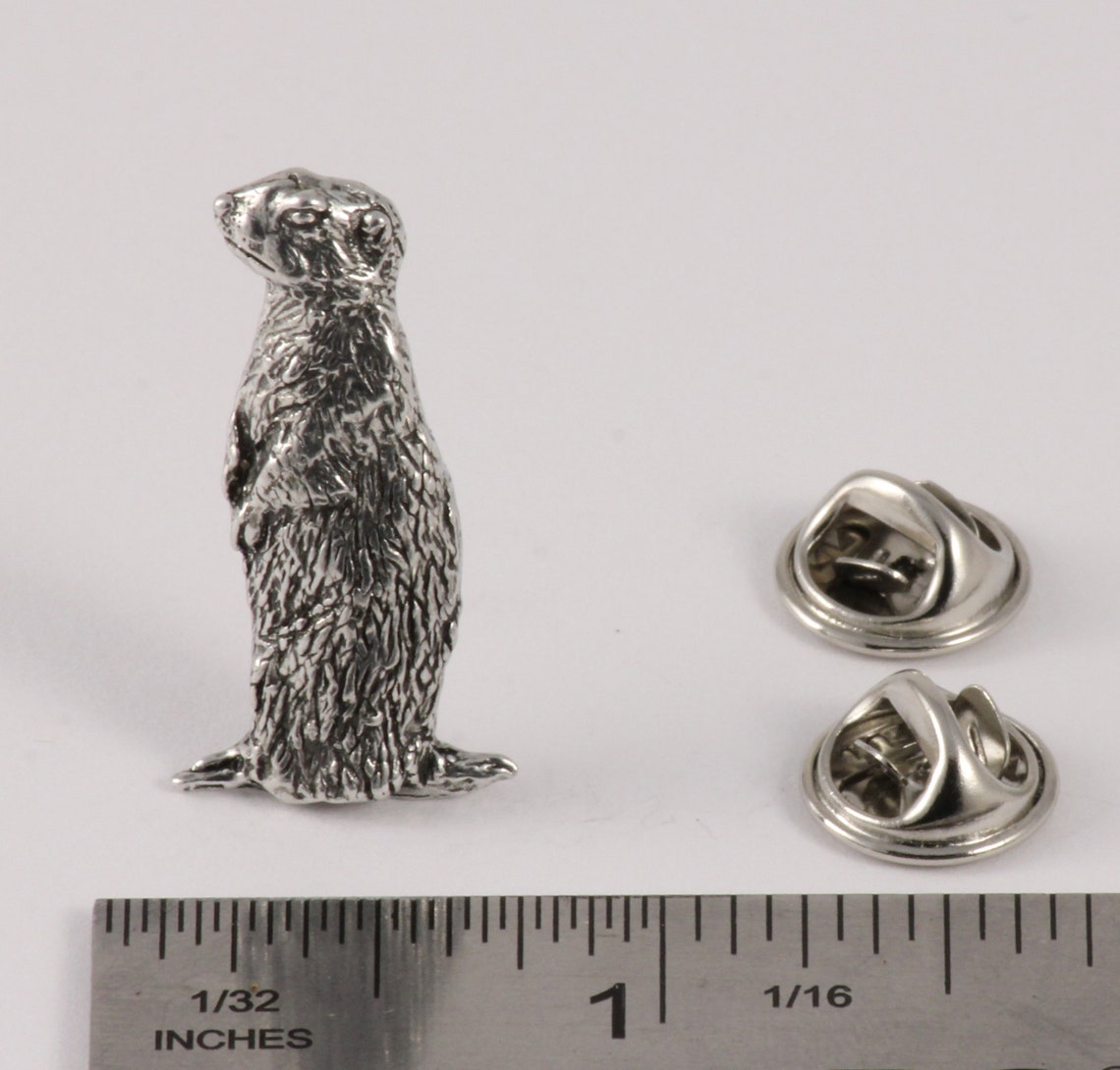 Creative Pewter Designs Groundhog Woodchuck Pewter Lapel Pin | Etsy