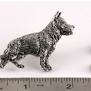 Creative Pewter Designs German Shepherd Dog Pewter Lapel Pin or Magnet ...