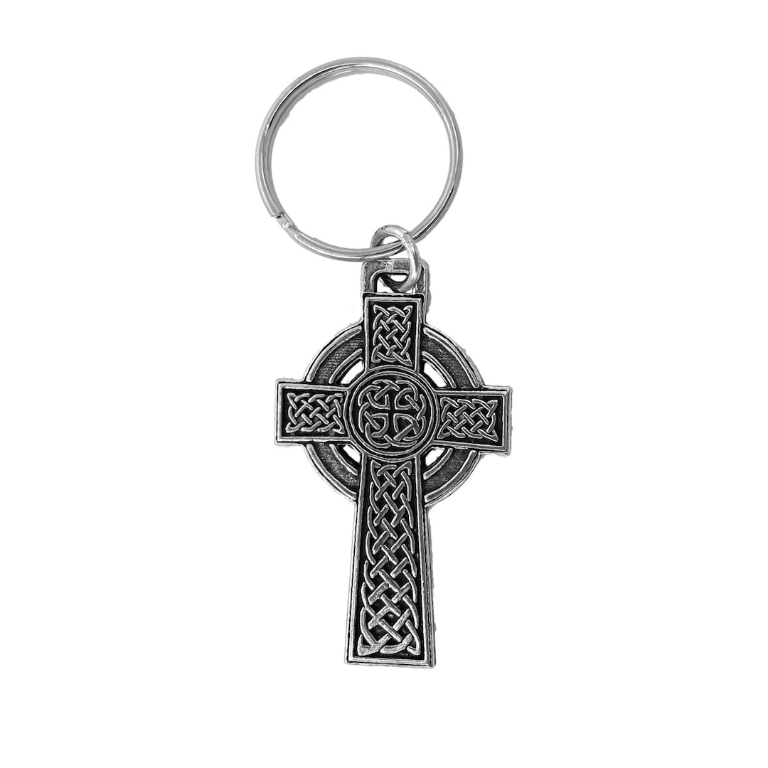 Celtic Cross With Circle Keychain, A1025KC, 2 1/8 Inch, Celtic ...