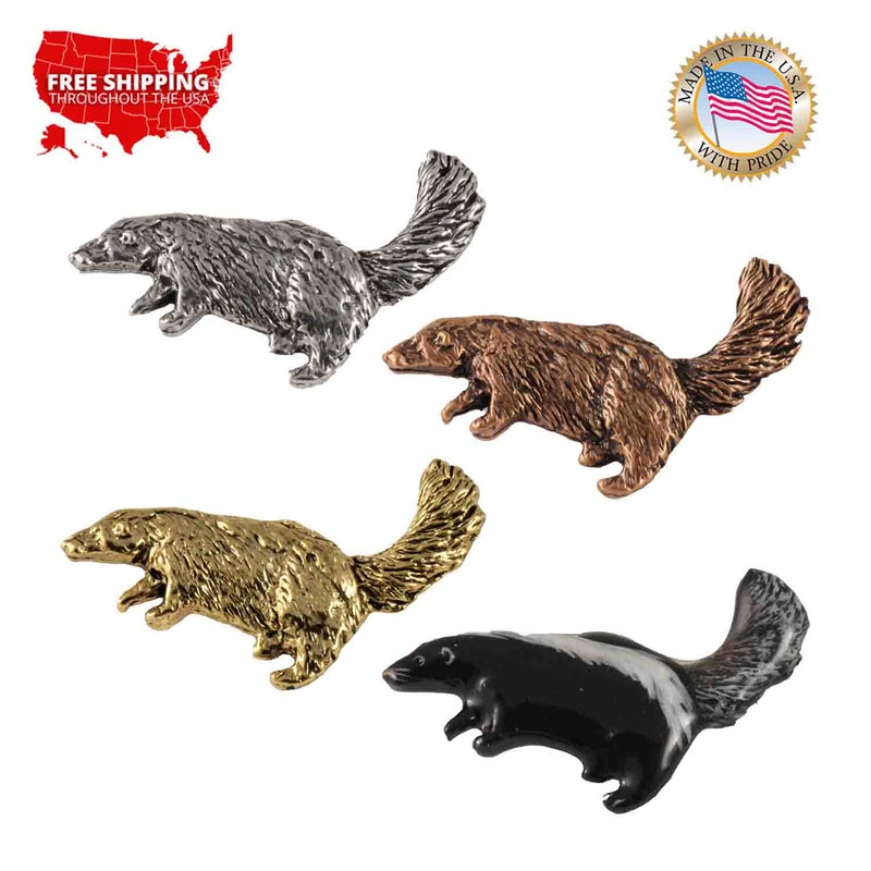 Skunk Pin - Etsy