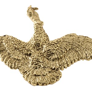 Creative Pewter Designs Wild Turkey Flying Premium Bird Pewter Lapel ...