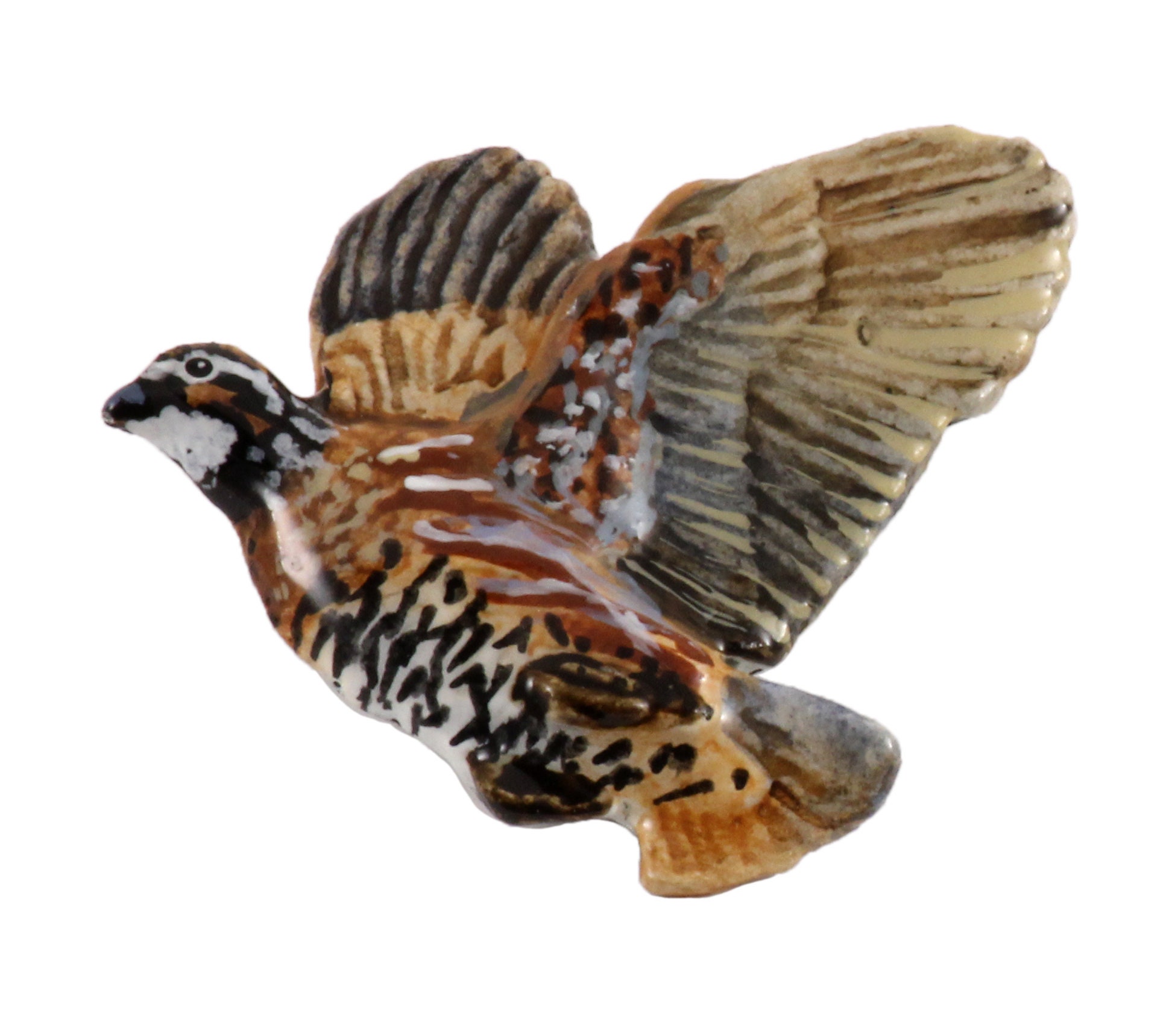 Creative Pewter Designs Bobwhite Quail Flying Left Bird Pewter | Etsy