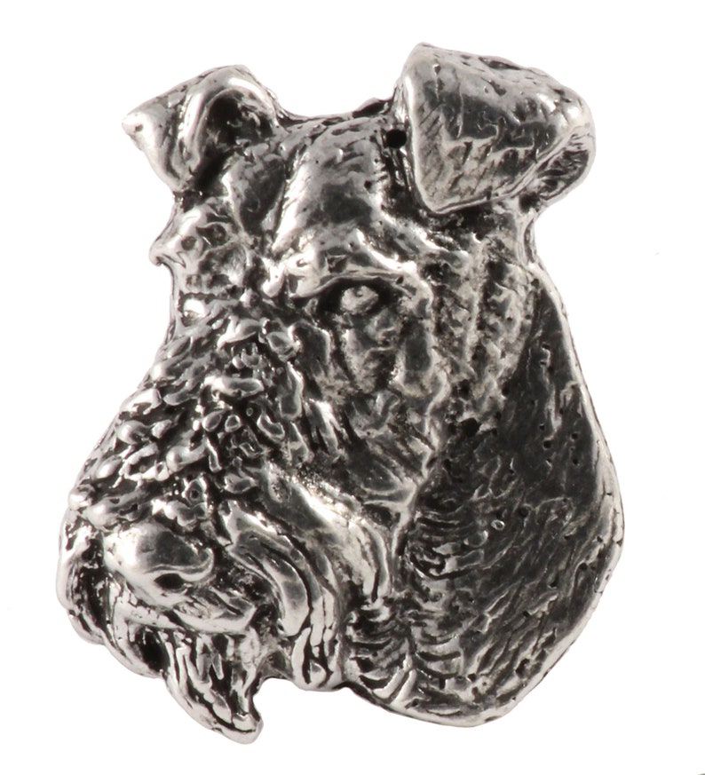 Creative Pewter Designs Wire Fox Terrier Dog Pewter Lapel Pin or Magnet ...