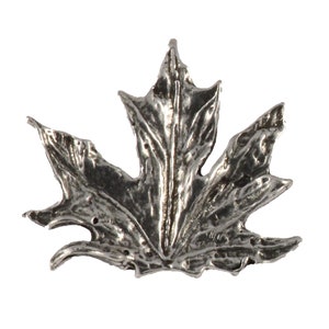 Maple Leaf Pin, Pewter, Maple, Leaf, Tree, Nature, Lapel, Hat, Pins ...