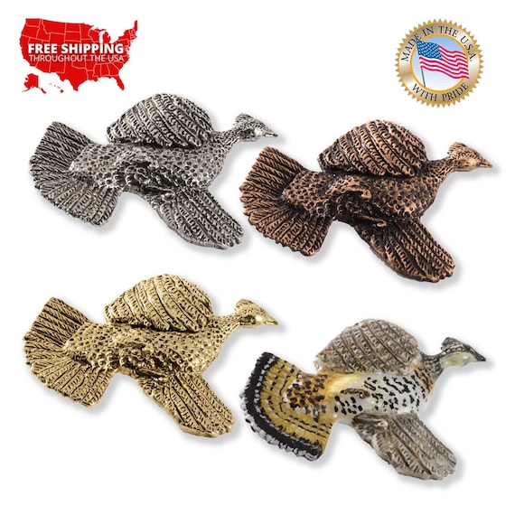 Creative Pewter Designs Ruffed Grouse Flushing Premium Bird - Etsy