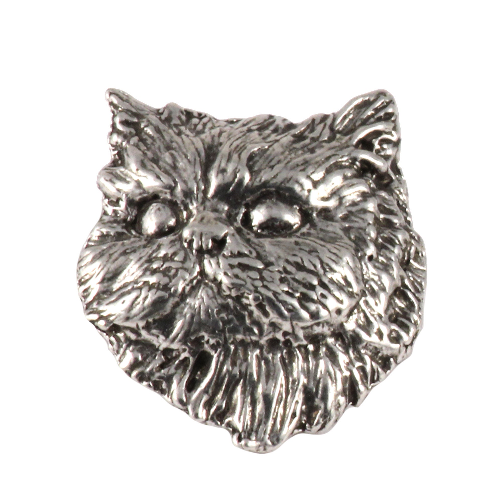 Creative Pewter Designs Persian Cat Pewter Lapel Pin Brooch | Etsy