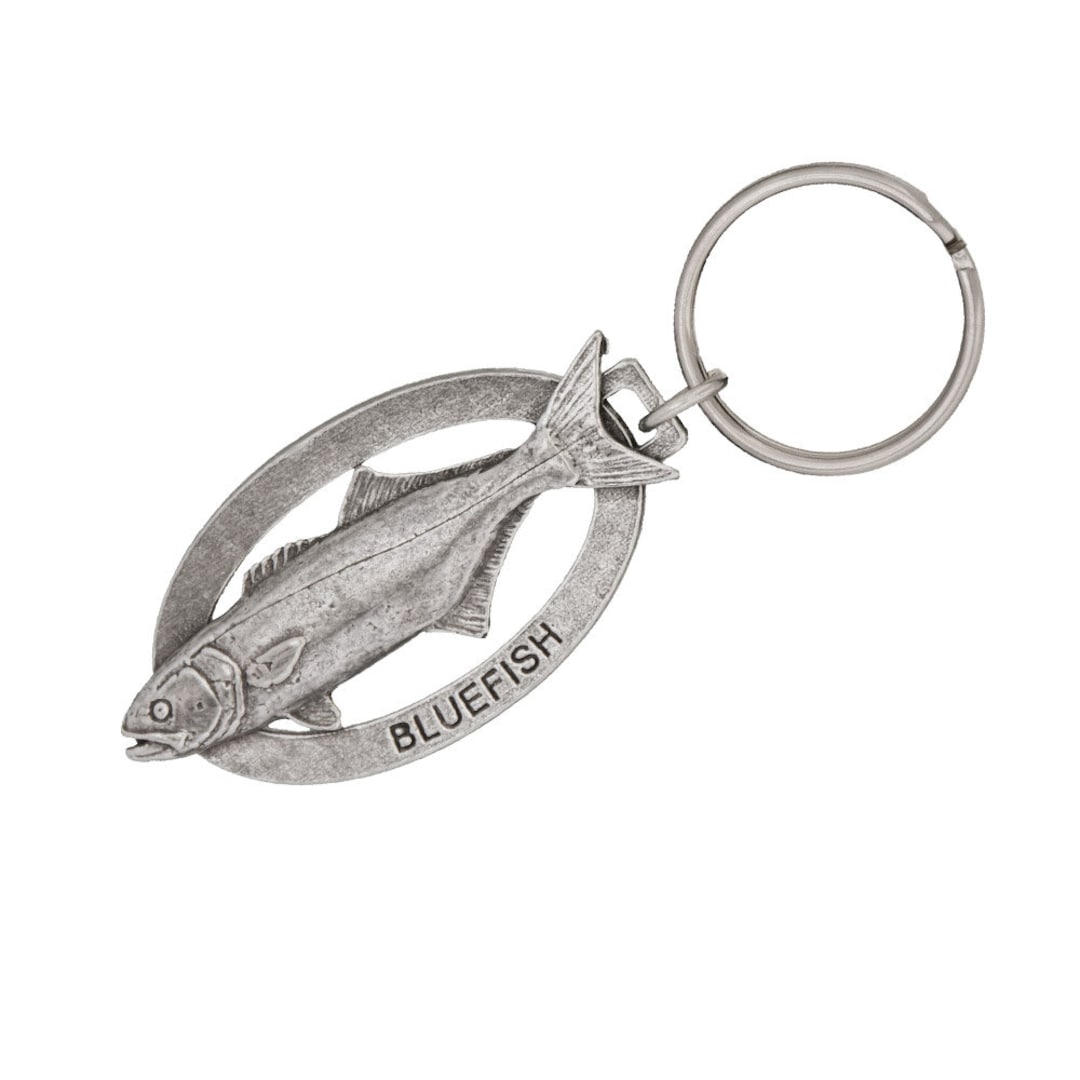 Bluefish Keychain, S053KC, 2 Inch, Saltwater, Blue, Fish, Sport Fishing ...