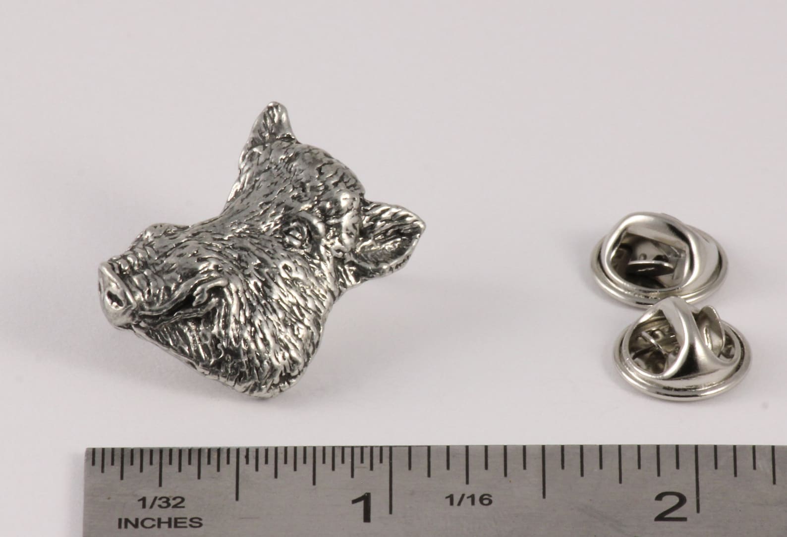 Creative Pewter Designs Wild Boar Head Pewter Lapel Pin or - Etsy