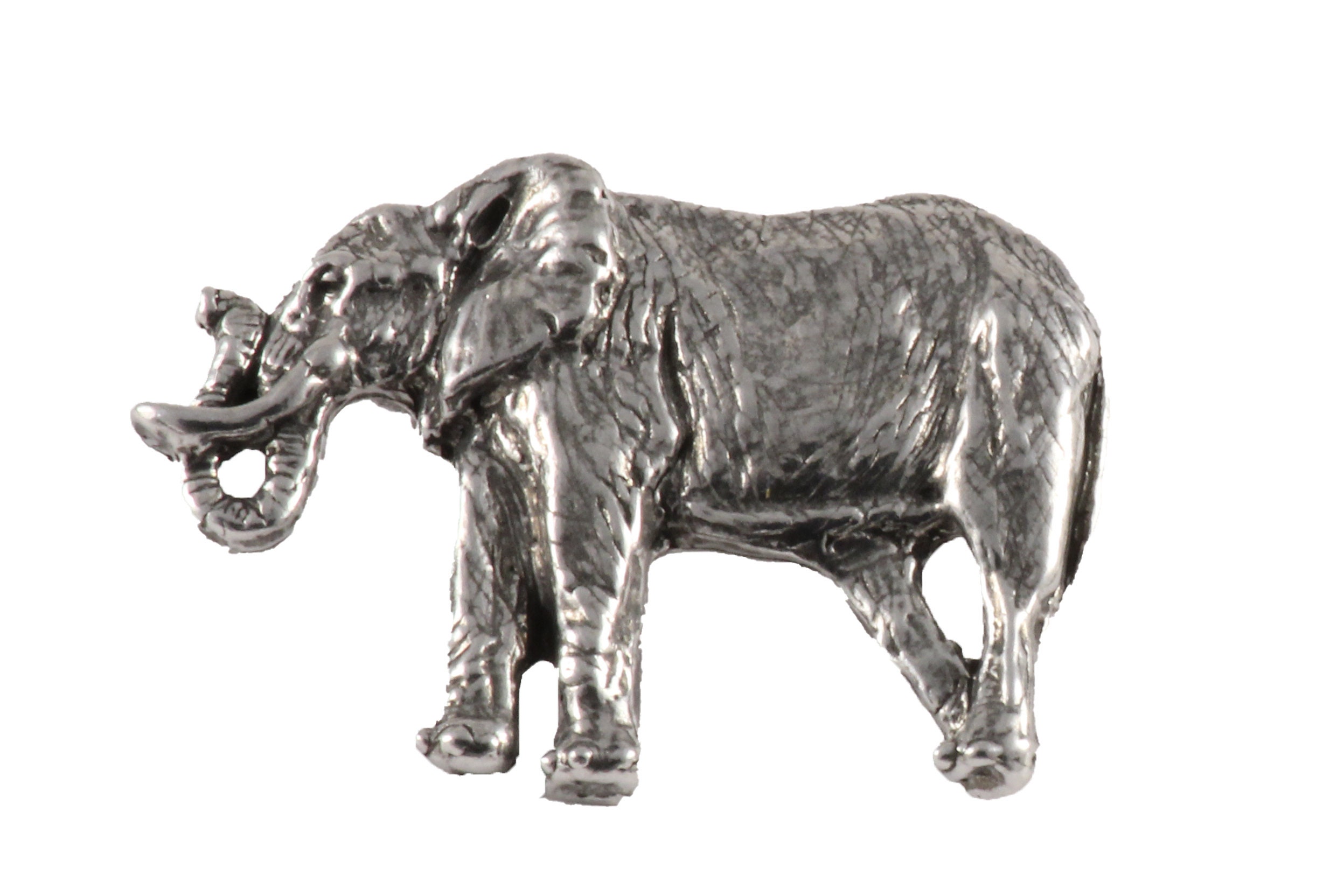 Creative Pewter Designs Elephant Full Body Pewter Lapel Pin or Magnet ...
