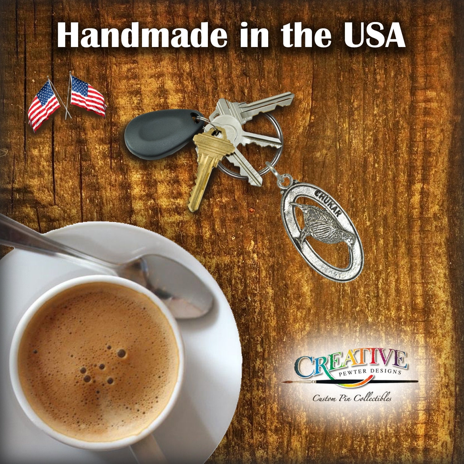 Chukar Keychain, B035KC, 2 Inches, Game Bird, Hunting, Wildlife, Gift ...