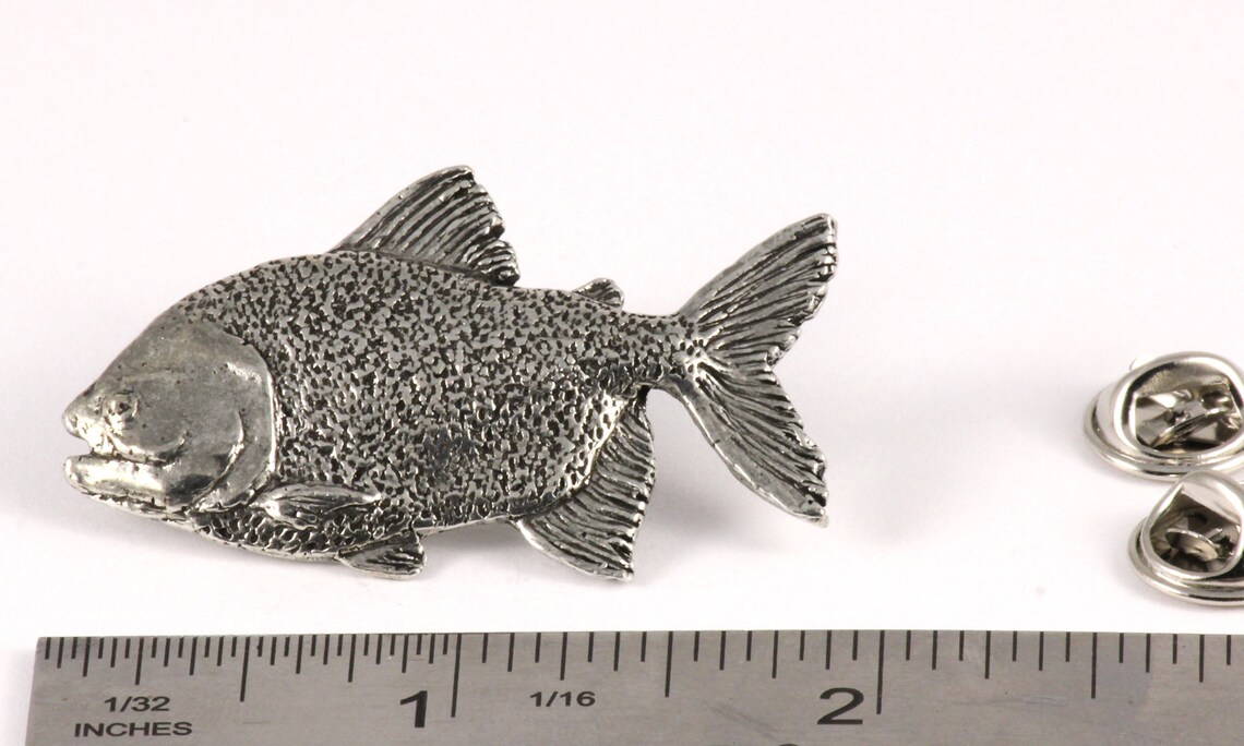 Creative Pewter Designs Pacu Fish Pewter Lapel Pin or Magnet - Etsy