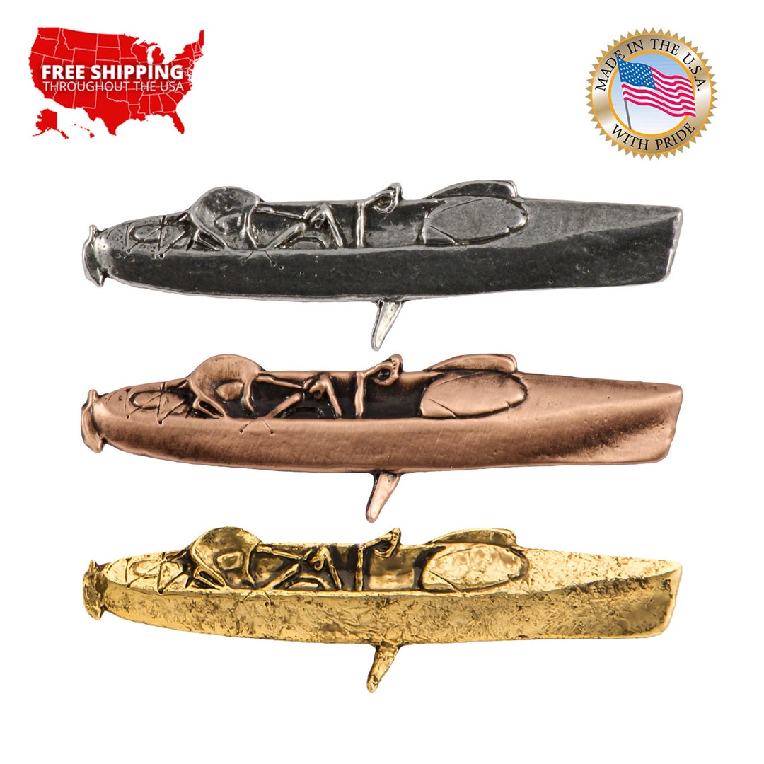 Hobie Fishing Kayak Pin, Pewter, Kayak, Fishing, Nautical, Lapel, Hat ...