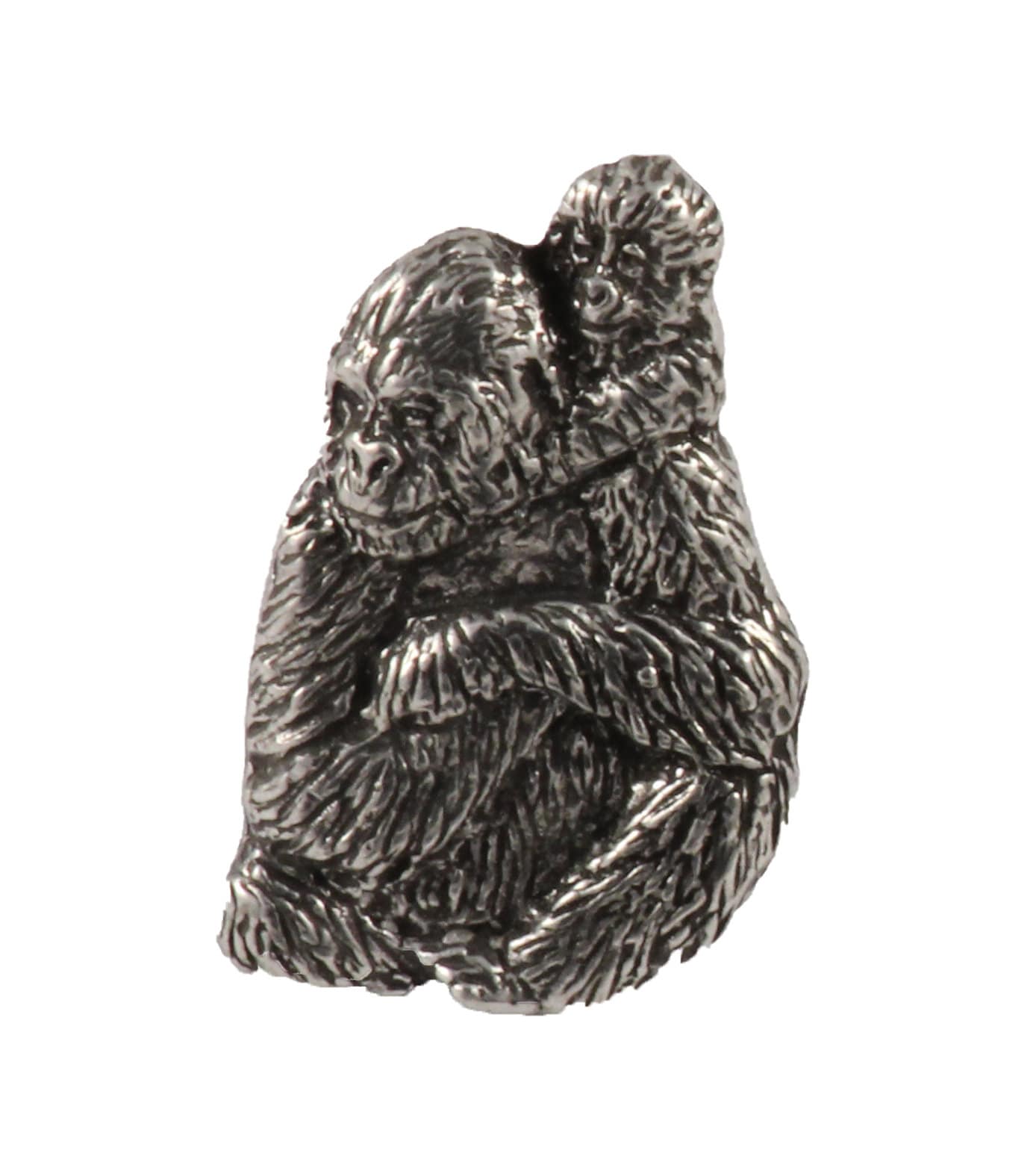 Creative Pewter Designs Gorilla Mother and Baby Pewter Lapel - Etsy