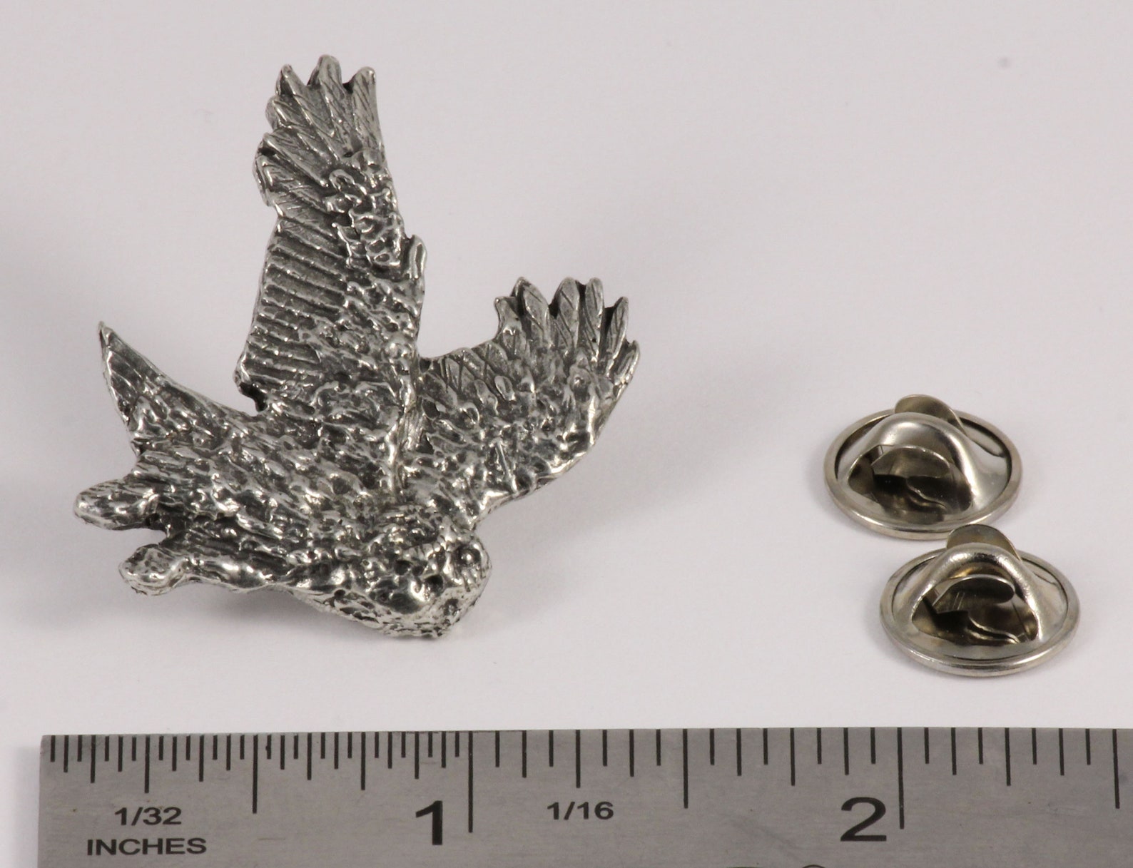 Creative Pewter Designs Snowy Owl Bird Pewter Lapel Pin Brooch, B069 - Etsy