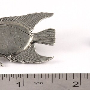 Creative Pewter Designs South American Cichlid Fish Pewter Lapel Pin or ...