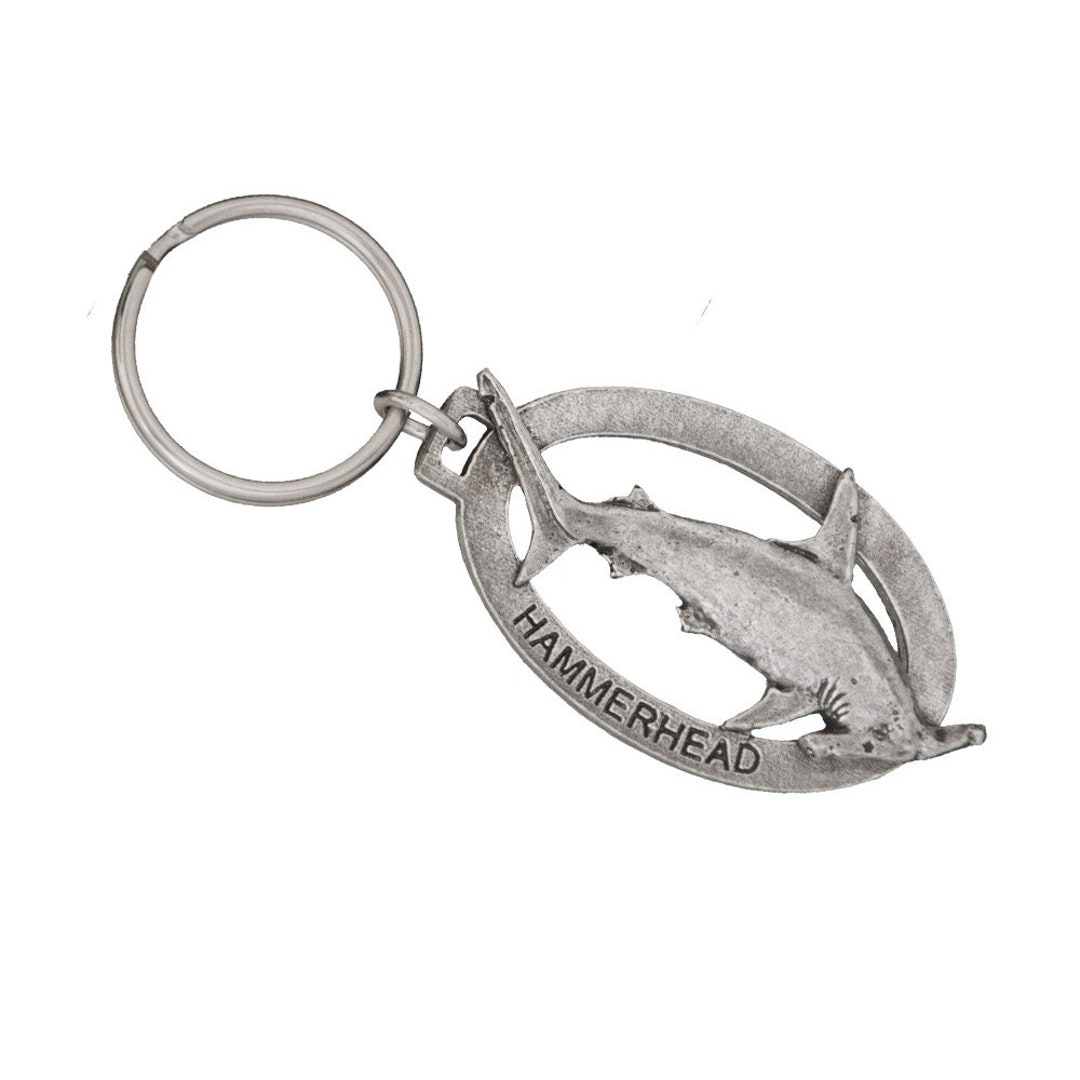 Hammerhead Shark Keychain, S118KC, 2 Inch, Saltwater, Fishing, Ocean ...